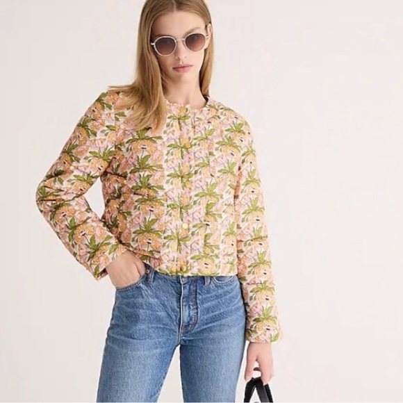 J. Crew | Jackets & Coats | J Crew Quilted Louisa Puffer Lady Jacket In ...